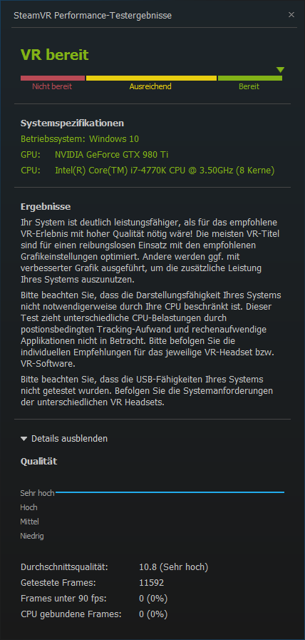 SteamVR Performance Test » Xgadget.de