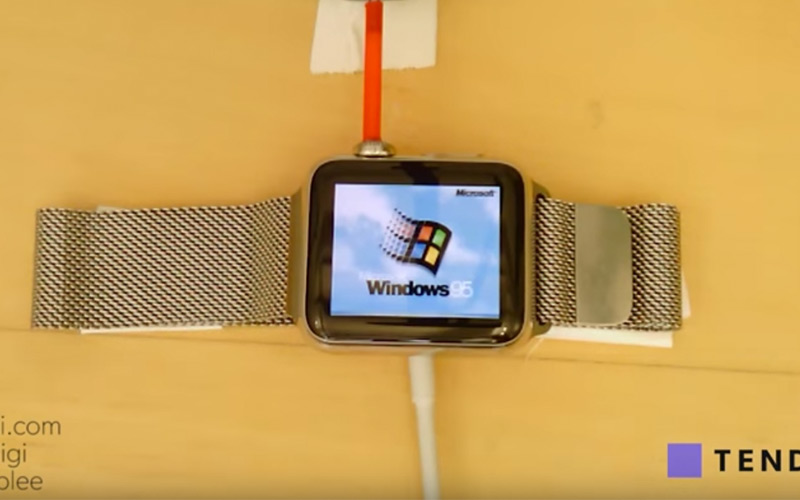 Nun läuft auch Windows 95 auf der Smartwatch » Xgadget.de