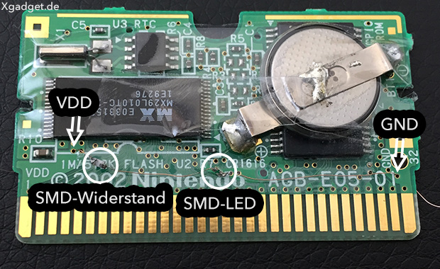 Game Boy Cartridge LED Mod » Xgadget.de