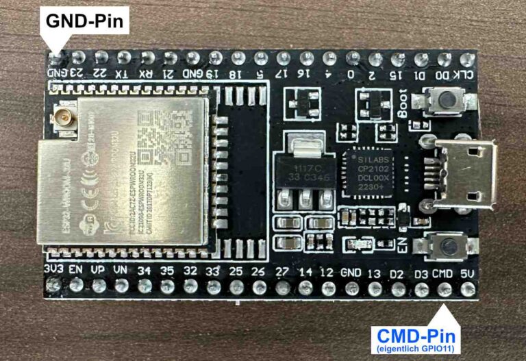 CND/CMD-Pin beim ESP32 – Vorsicht vor Verwechslung mit GND » Xgadget.de
